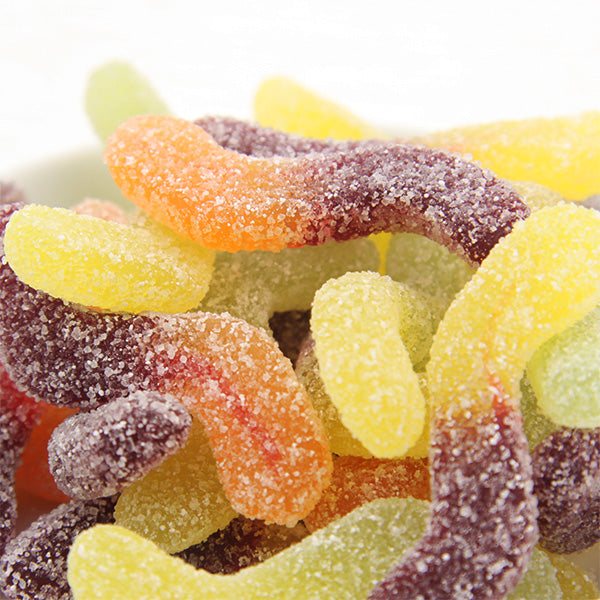 Sour worms / Gomas minhocas, 200g – Orangenfarm Portugal