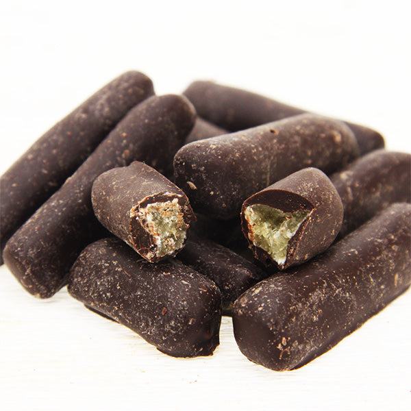 Ginger sticks in dark chocolate – spicy & elegant – Orangenfarm Portugal